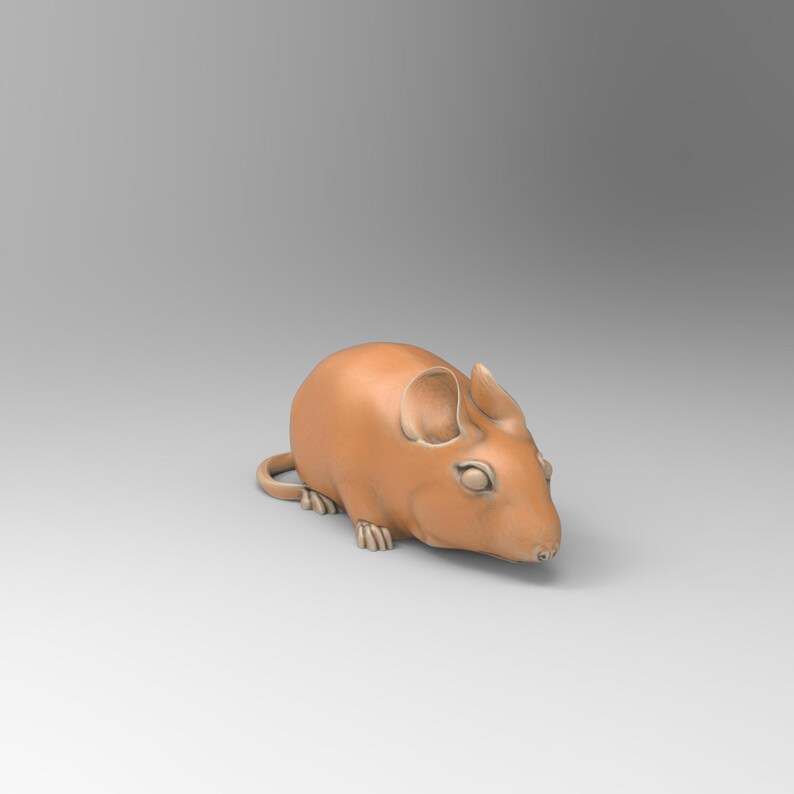 3D Printable Mouse STL File Cute Mice for CNC Router 3D Printer Laser ...