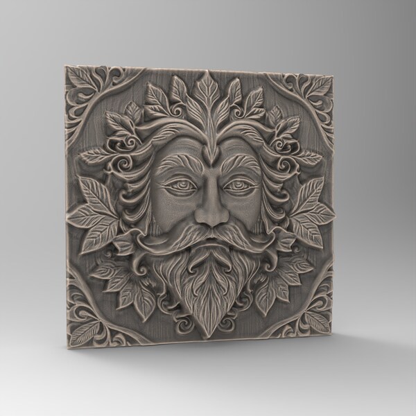 Green Man Mask - Etsy
