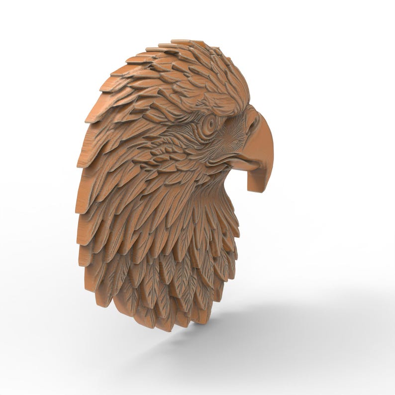 Eagle STL File for CNC Router 3D Printer and Laser Engraving 3D ...