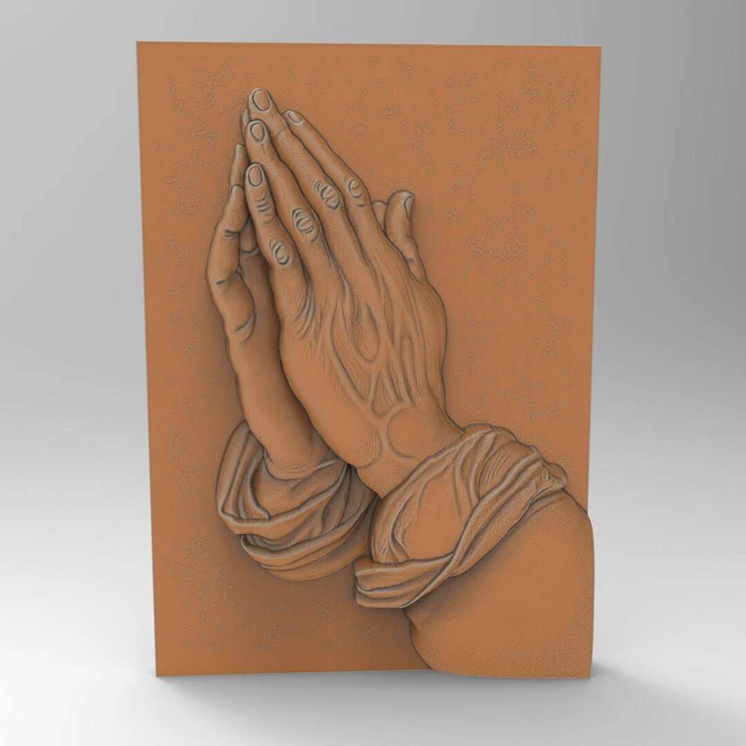 Modelo 3D con archivo STL para CNC e impresión 3D Placa religiosa con ...