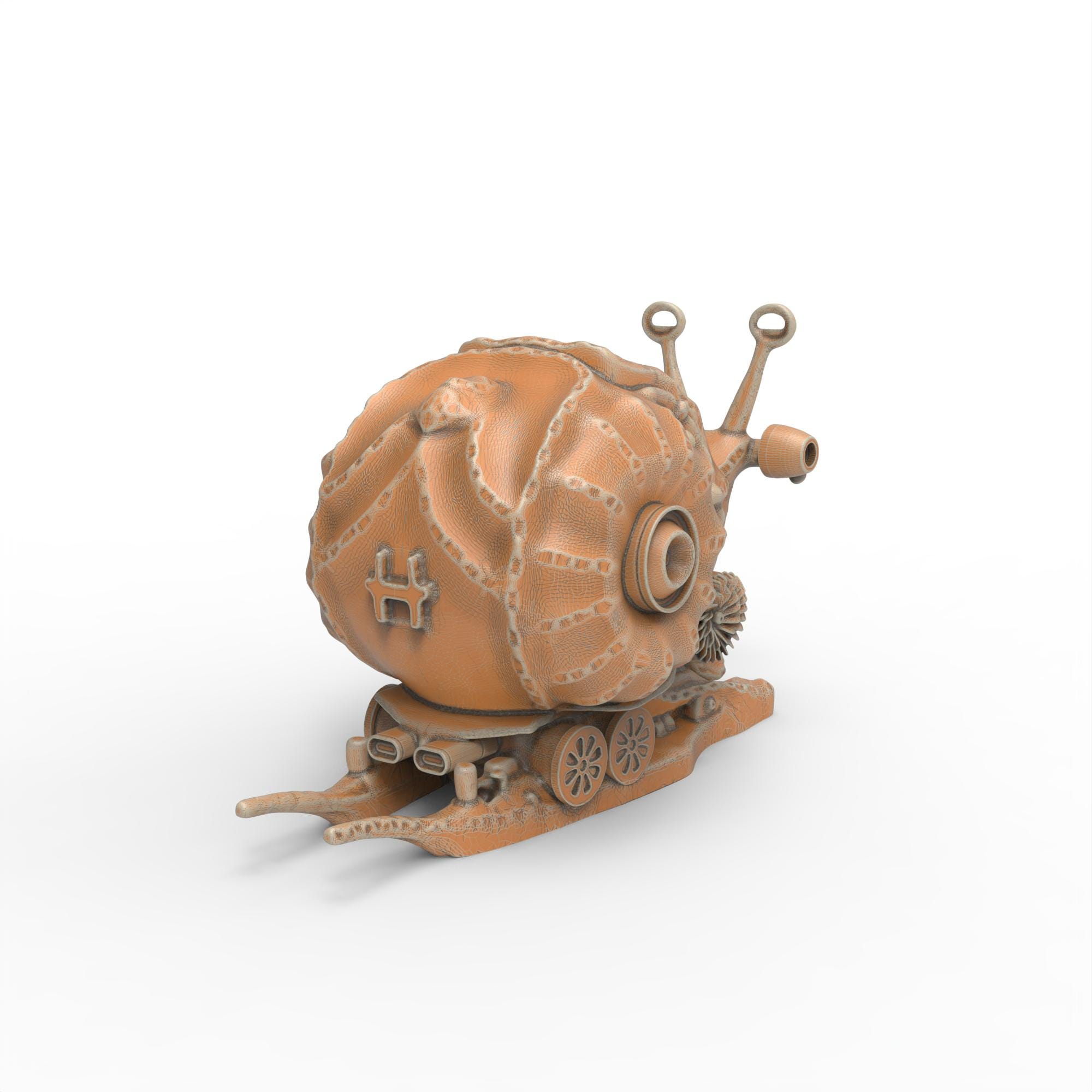 Steampunk Snail STL File 3D Model for CNC and 3D Printing Mechanical ...