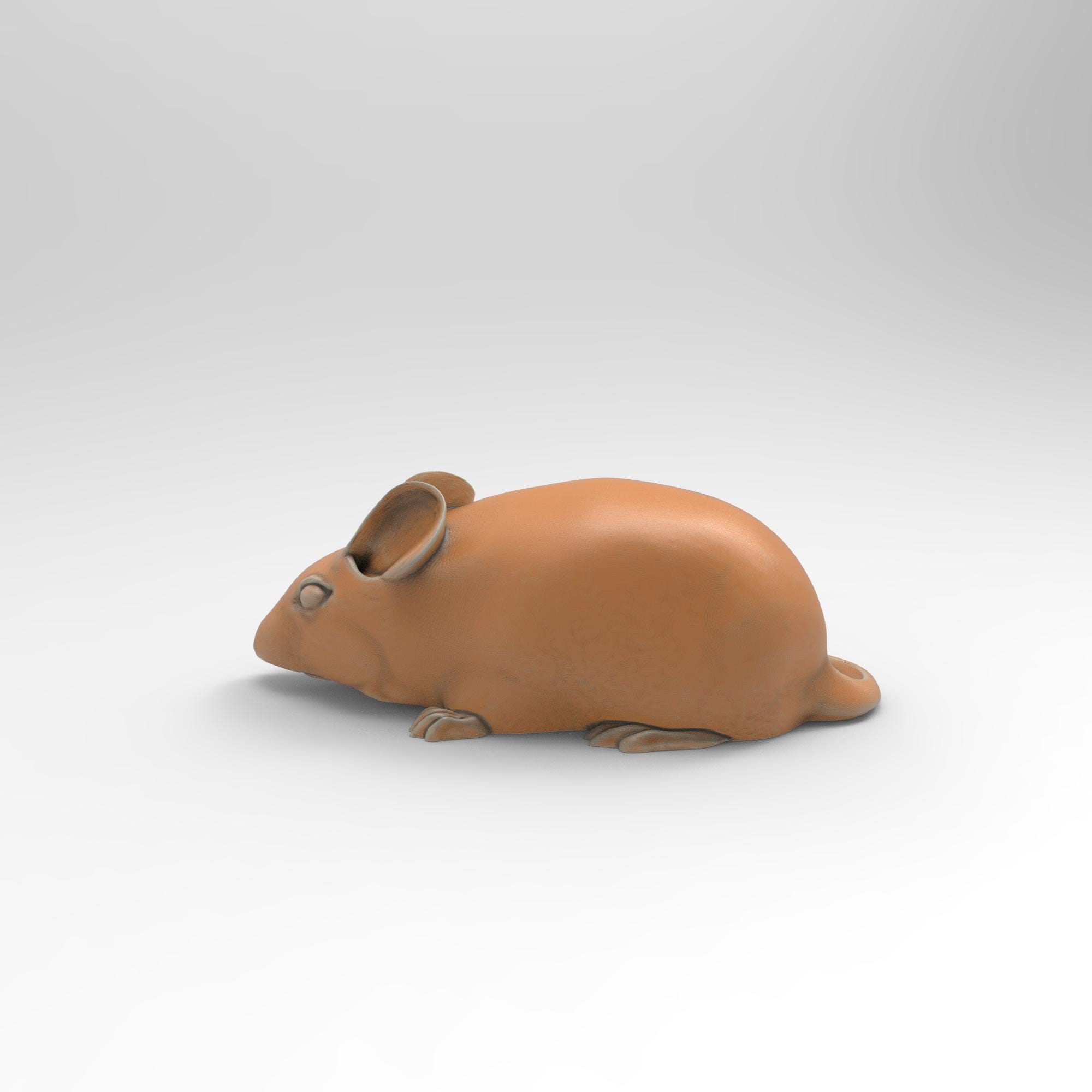 3D Printable Mouse STL File Cute Mice for CNC Router 3D Printer Laser ...