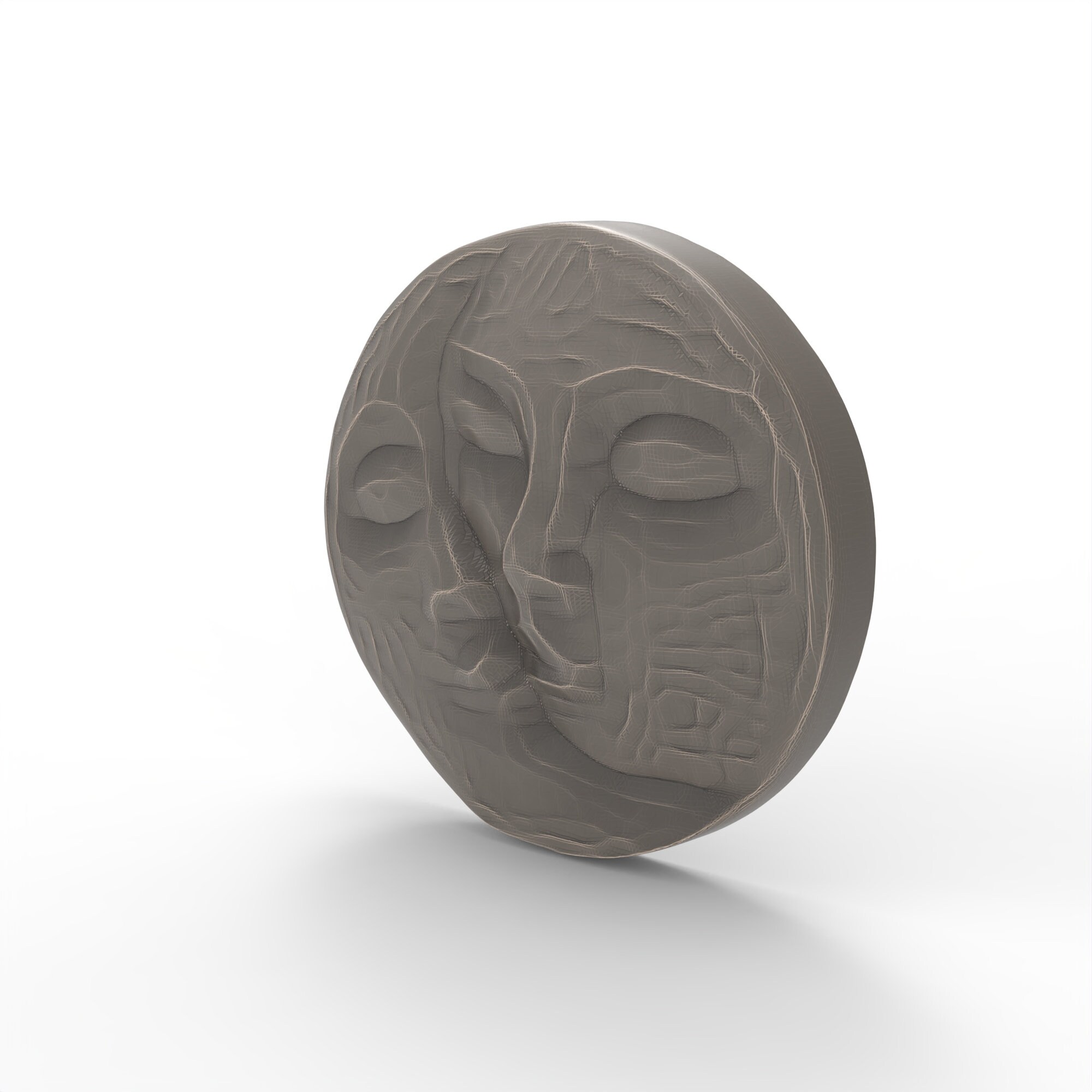 3D Printable Sun and Moon Hug STL Files for CNC Router Engraving 3D ...