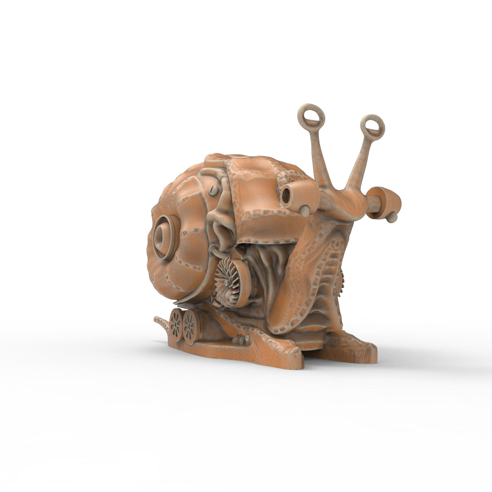 Steampunk Snail STL File 3D Model for CNC and 3D Printing Mechanical ...