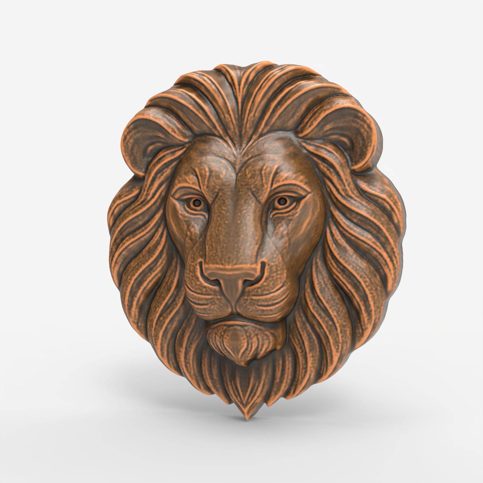 Lion Head STL File for CNC Router 3D Printable Lion Head 3D STL Model ...