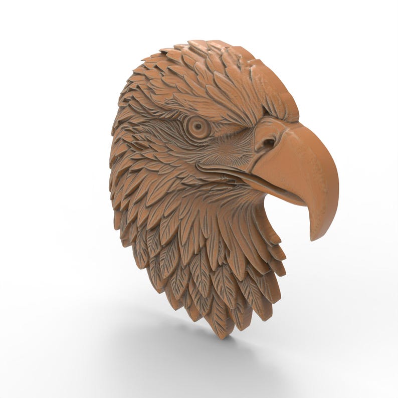 Eagle STL File for CNC Router 3D Printer and Laser Engraving 3D ...