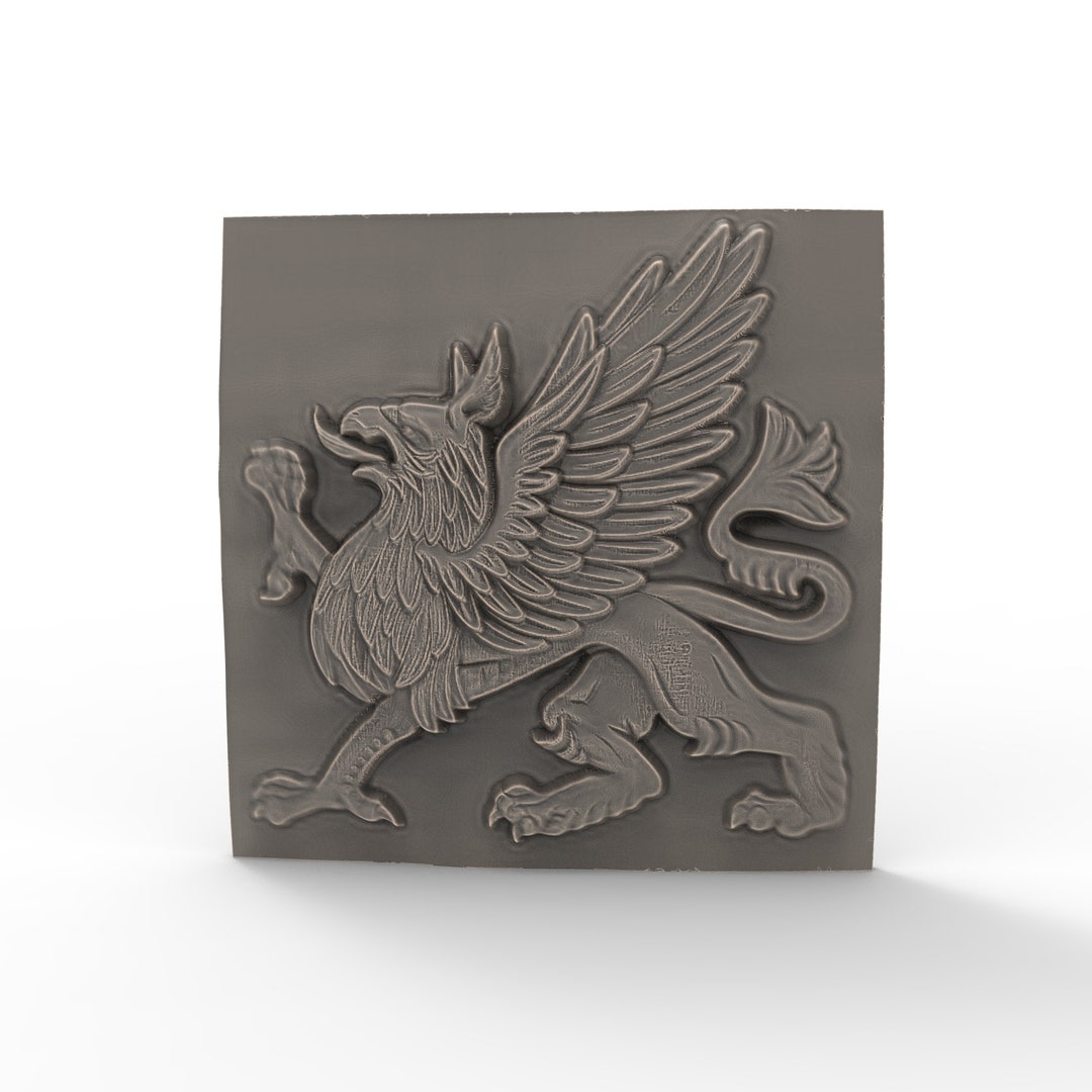 3D Printable Griffin Sculpture STL Files for CNC Router Engraving 3D ...