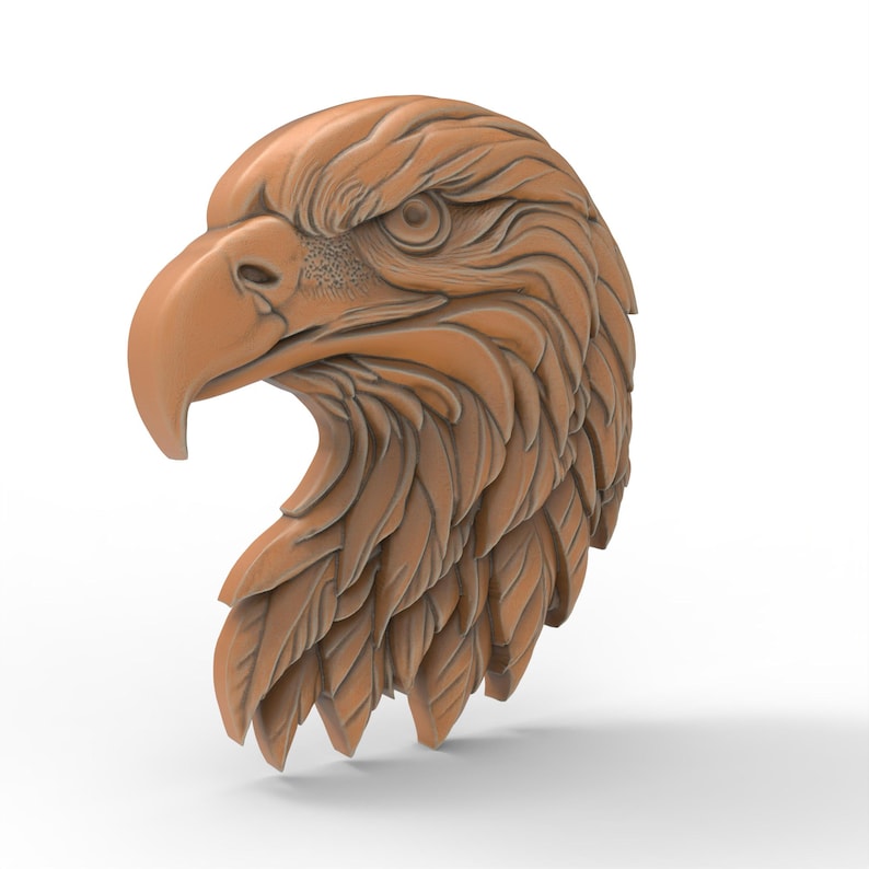 STL File for CNC Router 3D Printer Laser 3D Printable Bird Head ...