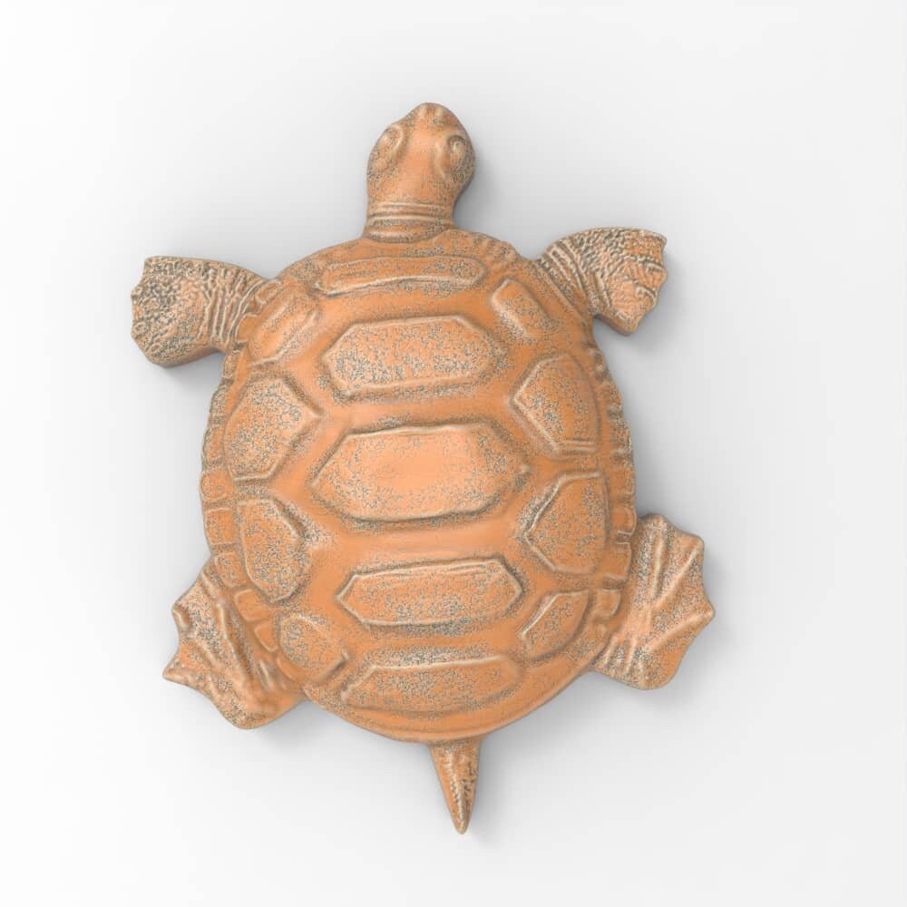 Miniature Turtle Statue 3D Model STL File Figure, Sea Sculpture for CNC ...