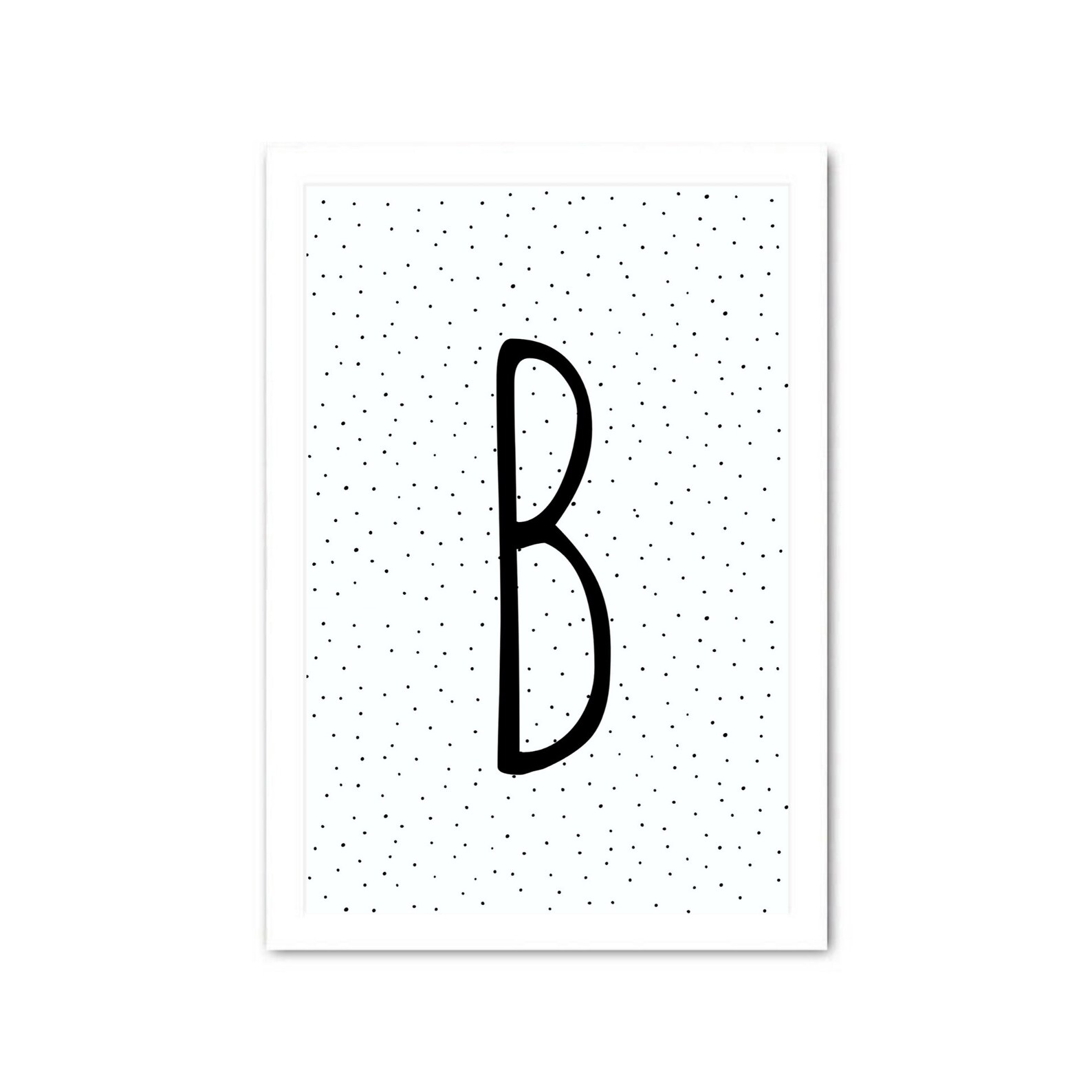 Personalized Letter B Printable Decor Digital Print Letter | Etsy