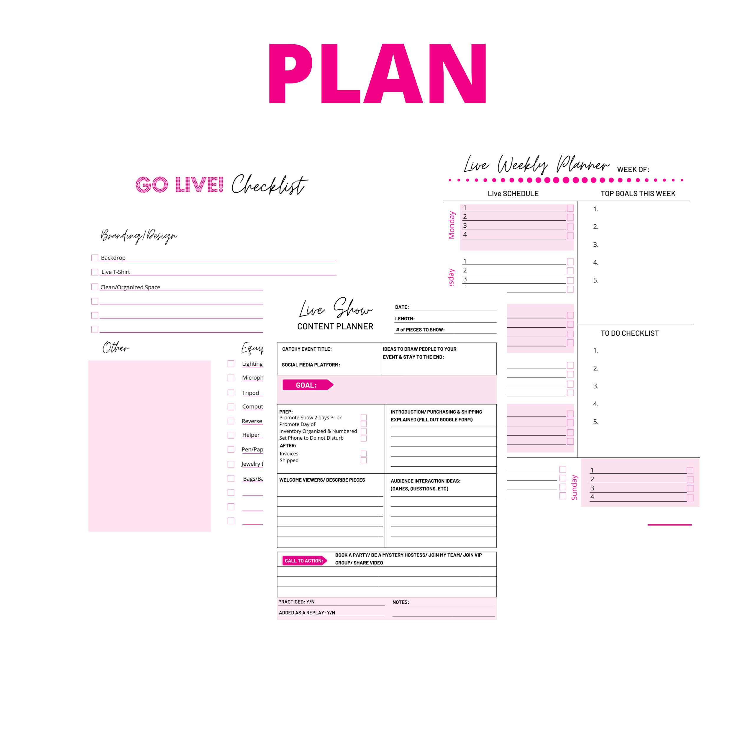 Ultimate Live Show Business Planner for Direct Sales Jewelry - Etsy
