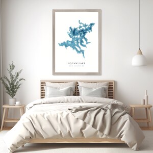 Squam Lake, New Hampshire | PHOTO PRINT or CANVAS | Modern Minimalist ...