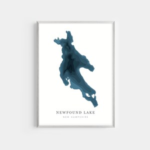 Newfound Lake, New Hampshire | PHOTO PRINT or CANVAS | Modern ...