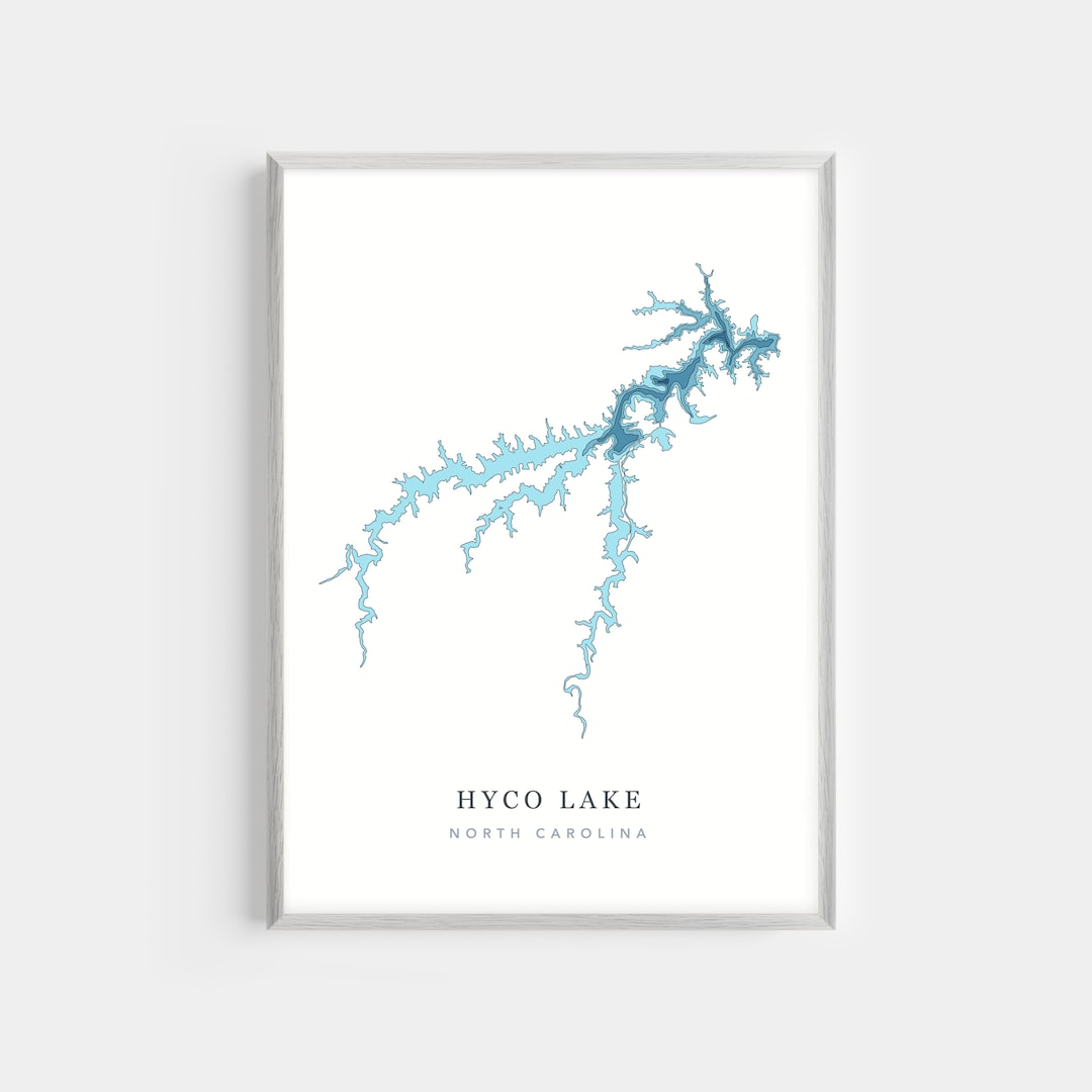 Hyco Lake, North Carolina | PHOTO PRINT or CANVAS | Modern Minimalist ...