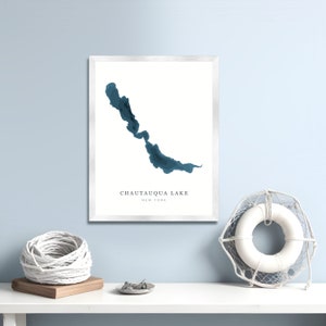 Chautauqua Lake, New York | PHOTO PRINT or CANVAS | Modern Minimalist ...