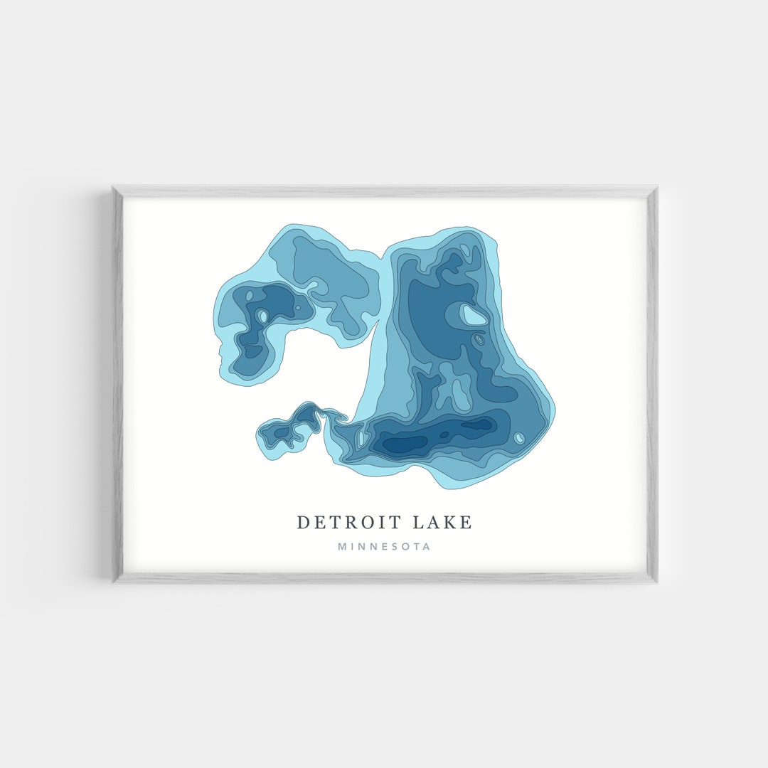 Detroit Lake, Minnesota | PHOTO PRINT or CANVAS | Modern Minimalist ...