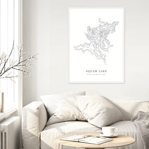 Squam Lake, New Hampshire | PHOTO PRINT or CANVAS | Modern Minimalist ...