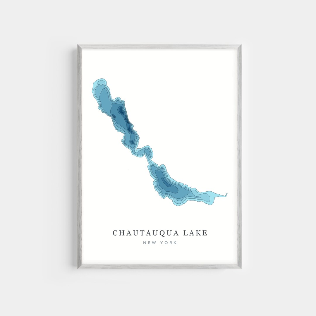 Chautauqua Lake, New York | PHOTO PRINT or CANVAS | Modern Minimalist ...