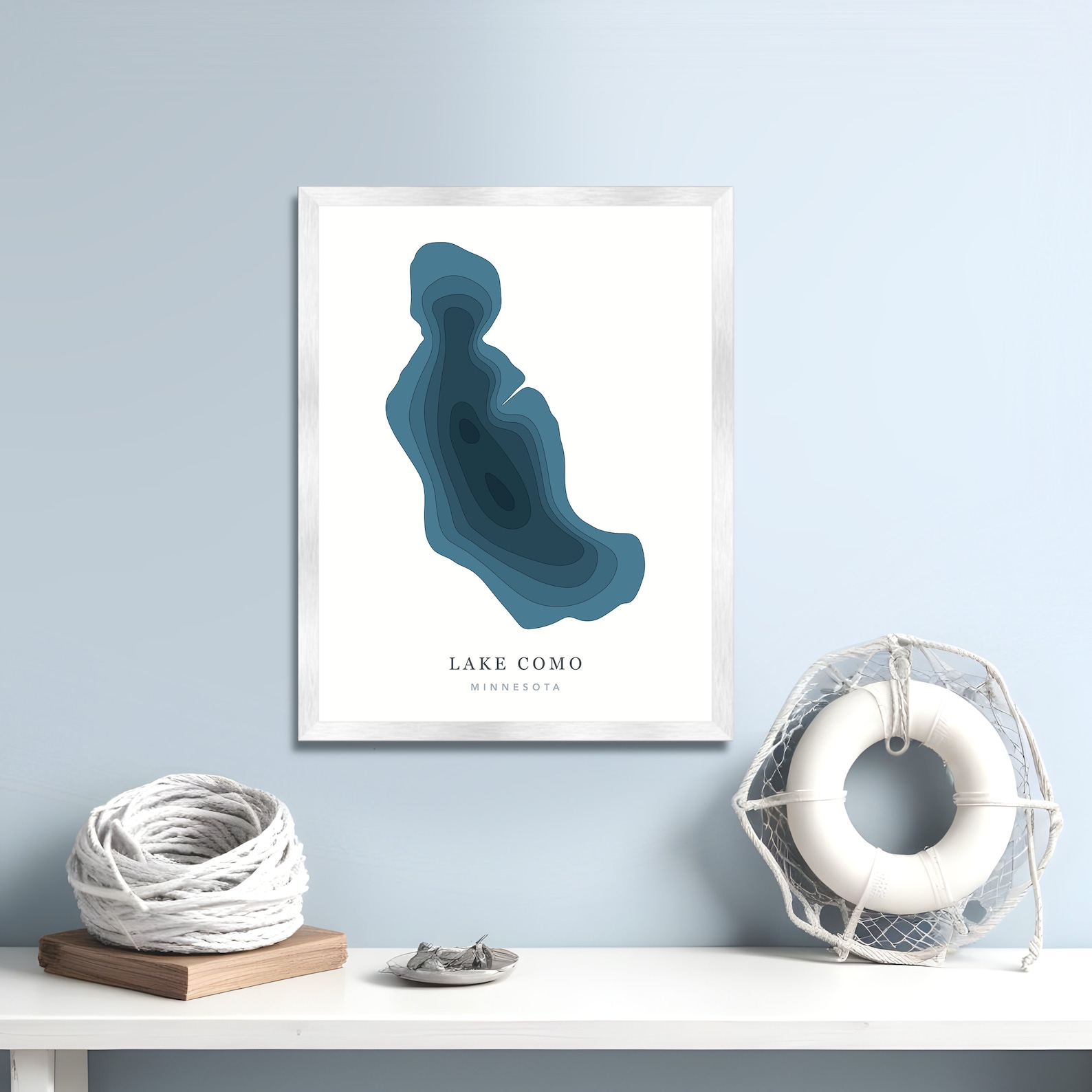 Lake Como, Minnesota | PHOTO PRINT or CANVAS | Modern Minimalist Depth ...