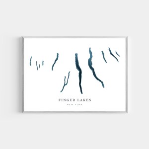 Finger Lakes, New York | PHOTO PRINT or CANVAS | Modern Minimalist ...