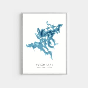Squam Lake, New Hampshire | PHOTO PRINT or CANVAS | Modern Minimalist ...