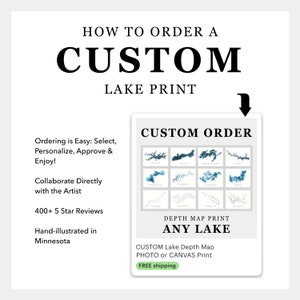 Lake Traverse, Minnesota PHOTO Print or CANVAS Modern Minimalist Depth ...