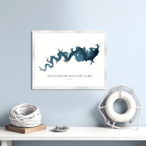 Stillhouse Hollow Lake, Texas | PHOTO PRINT or CANVAS | Modern ...