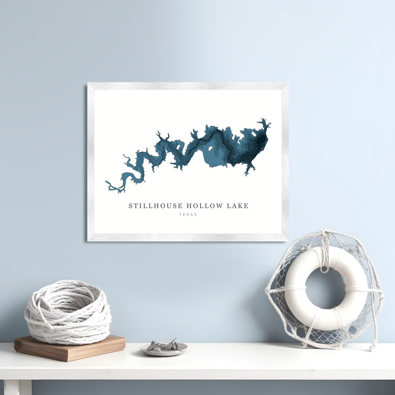 Stillhouse Hollow Lake, Texas | PHOTO PRINT or CANVAS | Modern ...