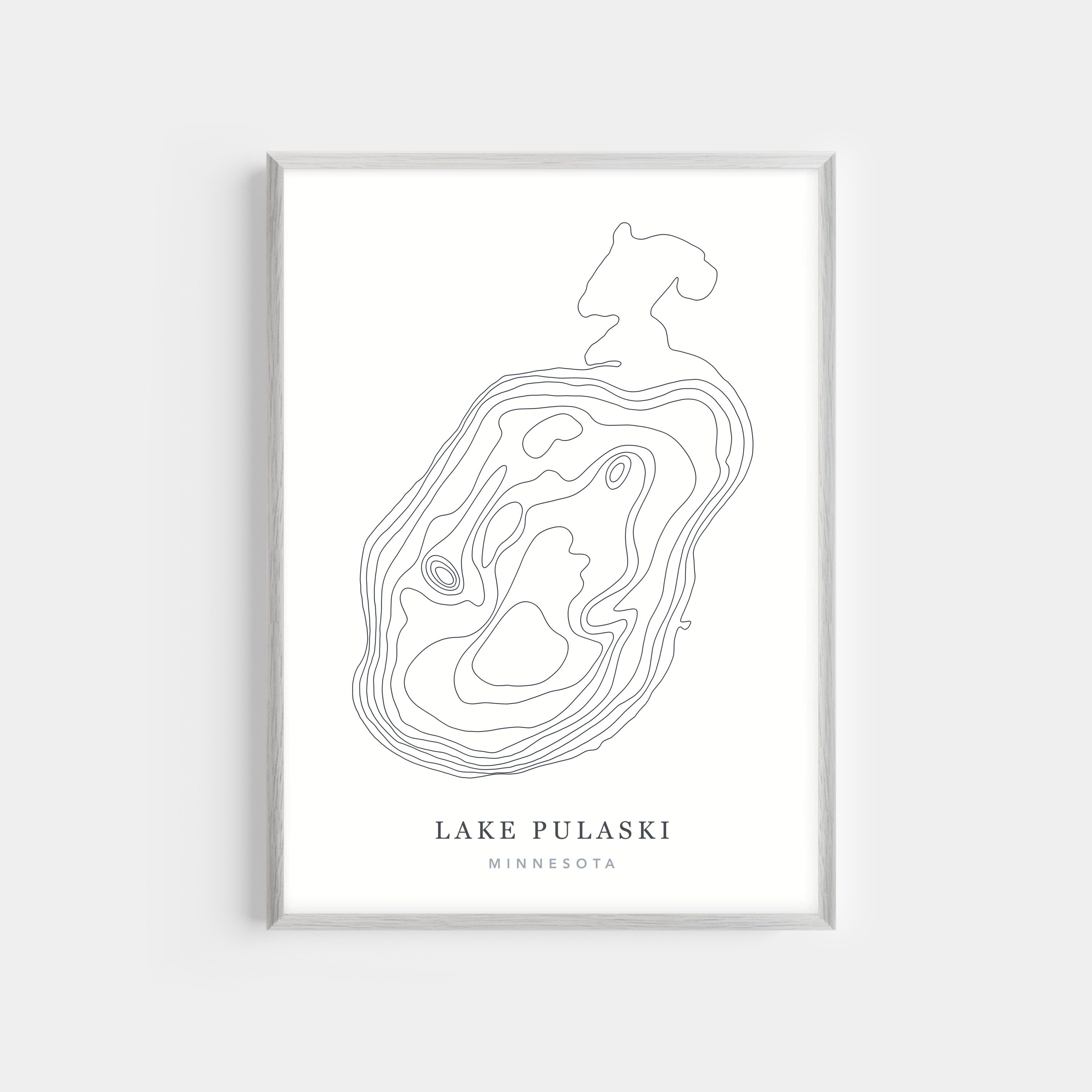Lake Pulaski, Minnesota | PHOTO PRINT or CANVAS | Modern Minimalist ...
