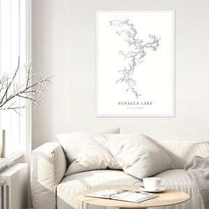 Eufaula Lake, Oklahoma | PHOTO PRINT or CANVAS | Modern Minimalist ...