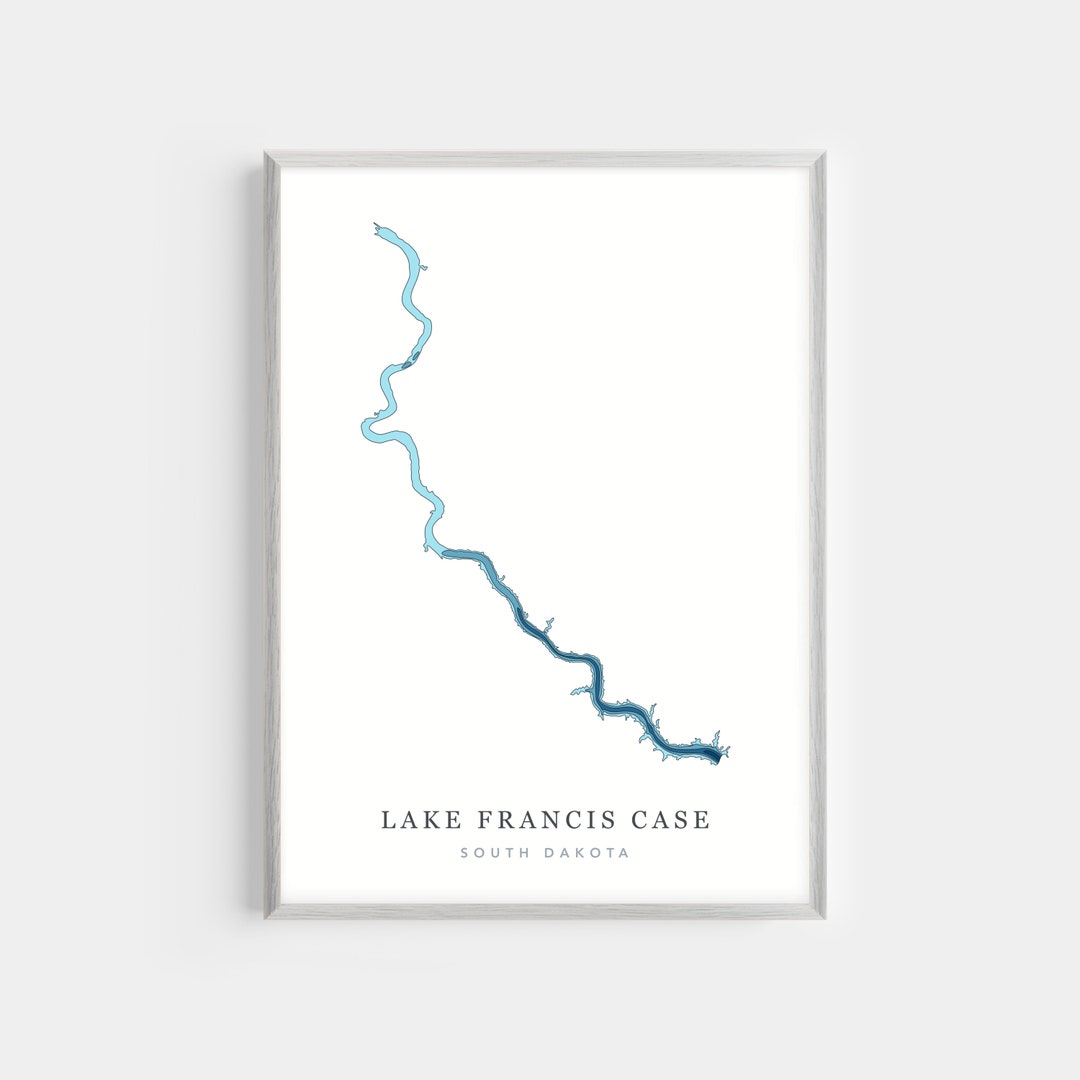 Lake Francis Case, South Dakota | PHOTO PRINT or CANVAS | Modern ...