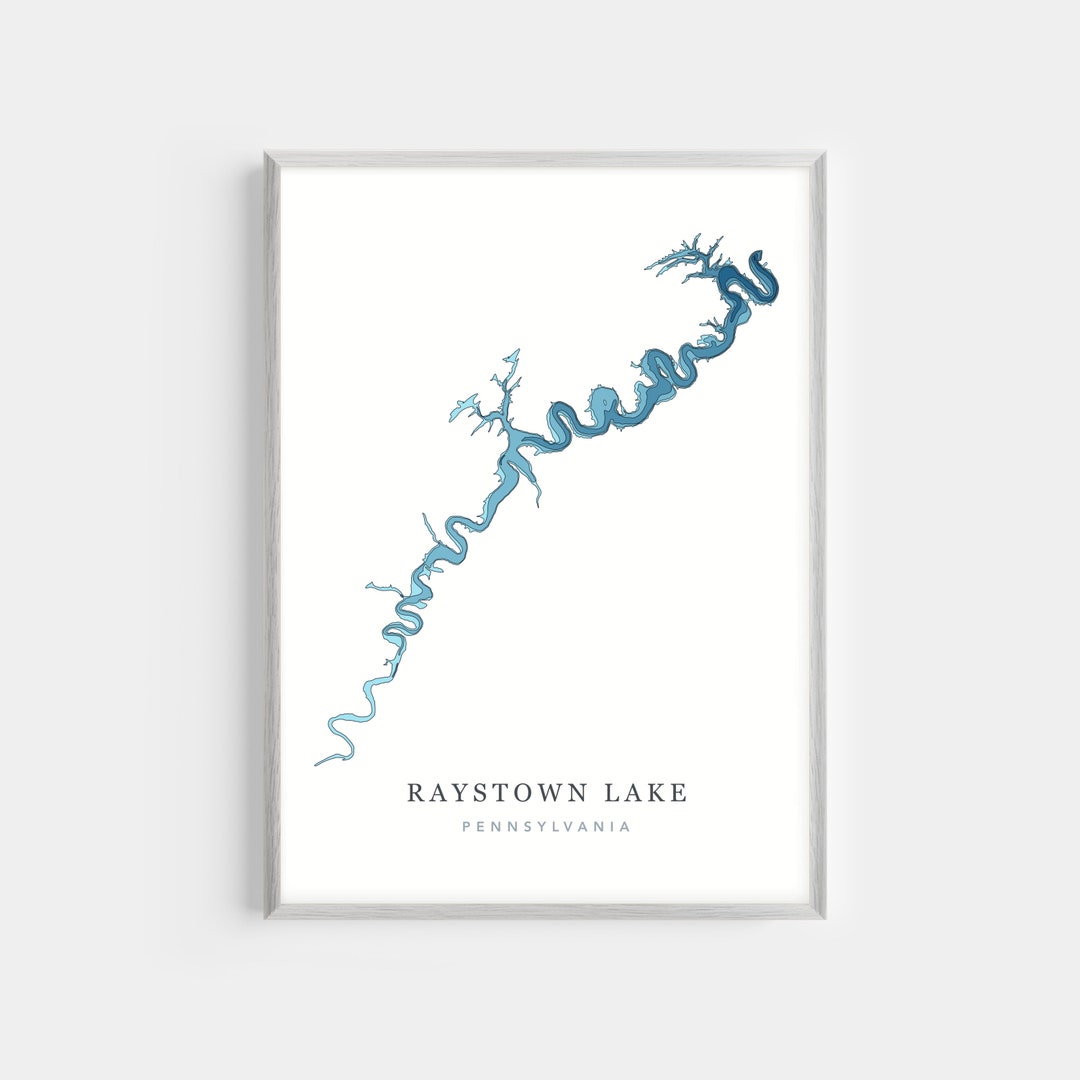 Raystown Lake, Pennsylvania | PHOTO PRINT or CANVAS | Modern Minimalist ...