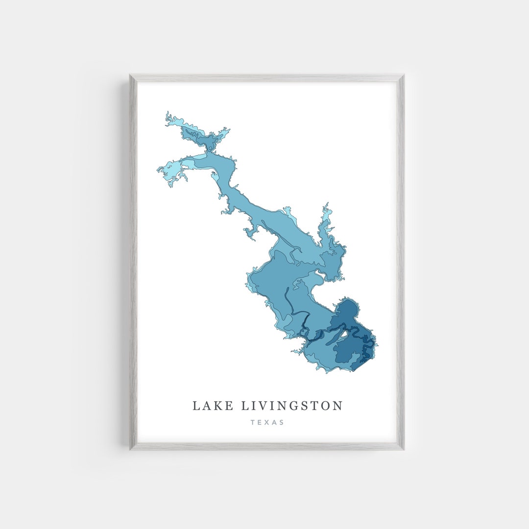 Lake Livingston, Texas | PHOTO PRINT or CANVAS | Modern Minimalist ...