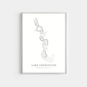 Lake Cochituate, Massachusetts | PHOTO PRINT or CANVAS | Modern ...
