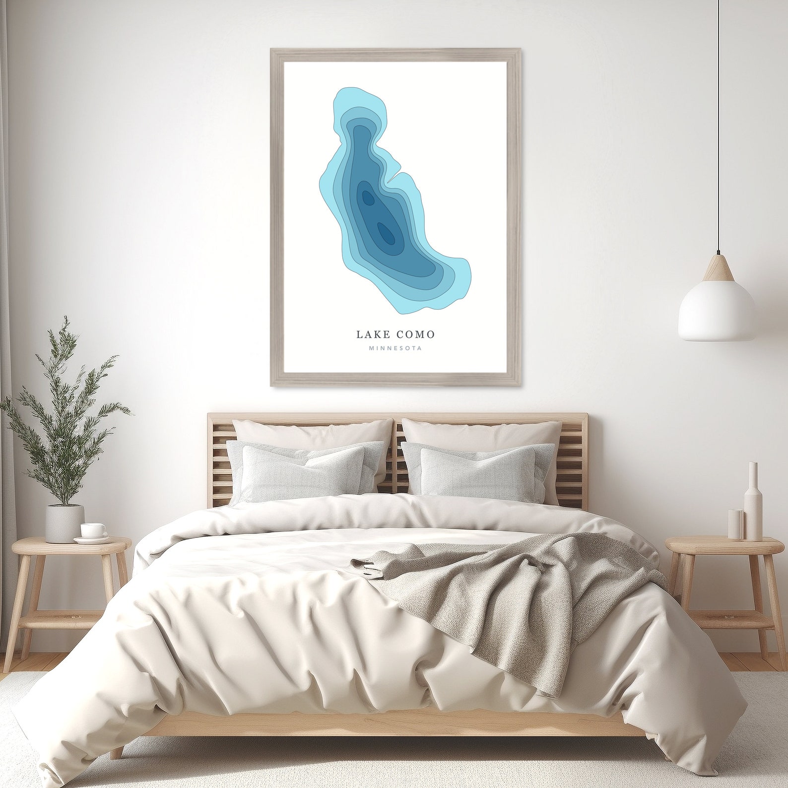 Lake Como, Minnesota | PHOTO PRINT or CANVAS | Modern Minimalist Depth ...