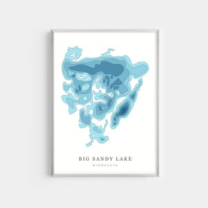 Big Sandy Lake, Minnesota | PHOTO PRINT or CANVAS | Modern Minimalist ...