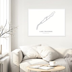 Lake Traverse, Minnesota | PHOTO PRINT or CANVAS | Modern Minimalist ...