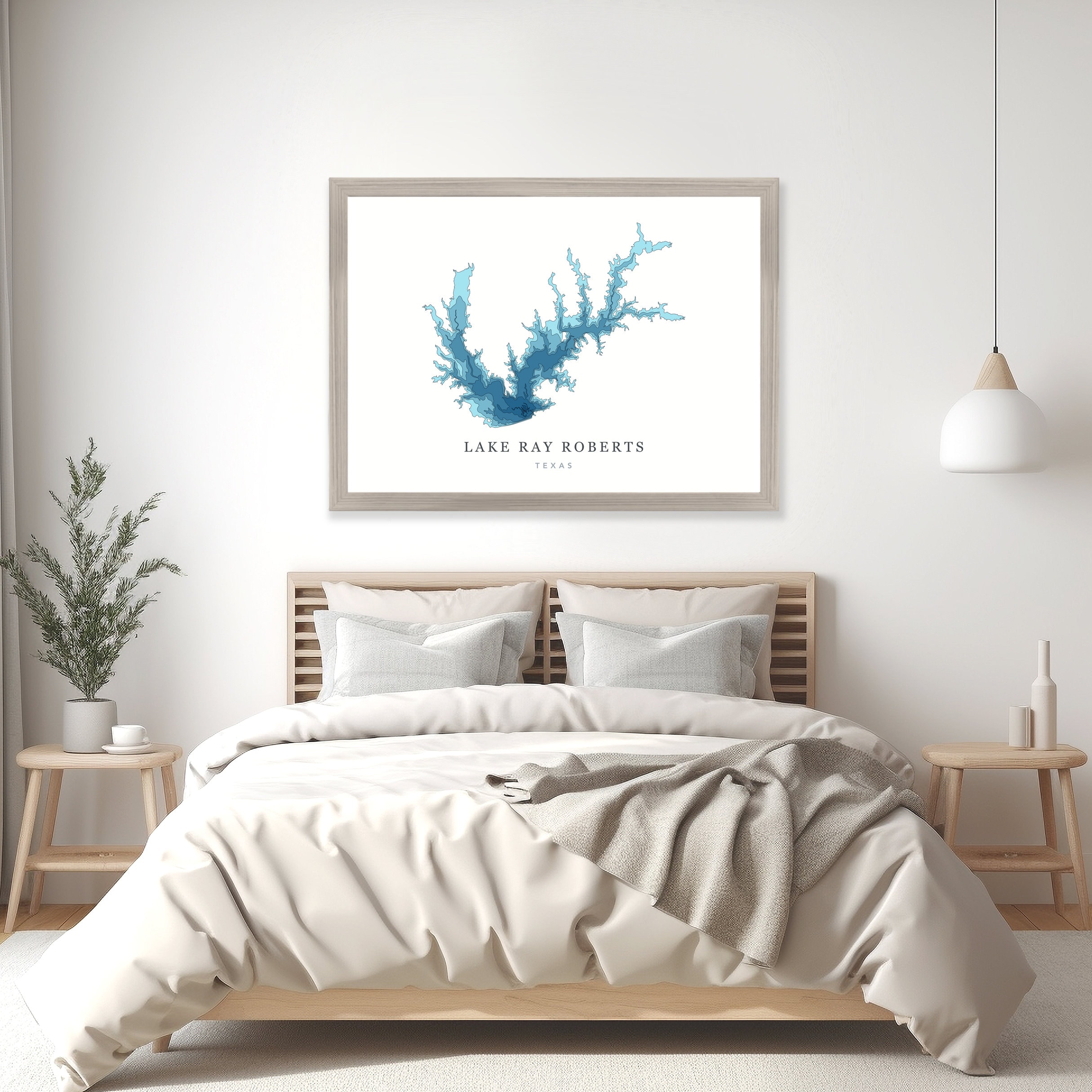 Lake Ray Roberts, Texas | PHOTO PRINT or CANVAS | Modern Minimalist ...