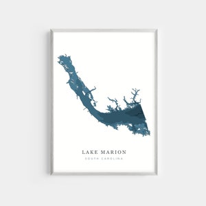 Lake Marion, South Carolina | PHOTO PRINT or CANVAS | Modern Minimalist ...