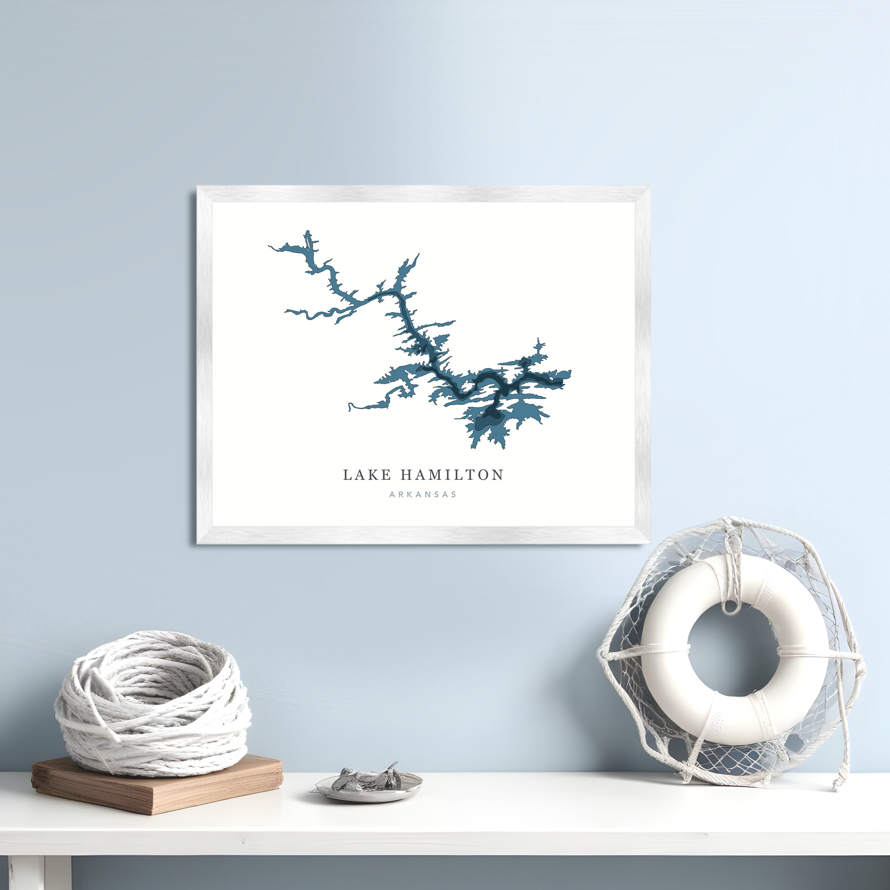 Lake Hamilton, Arkansas | PHOTO PRINT or CANVAS | Modern Minimalist ...