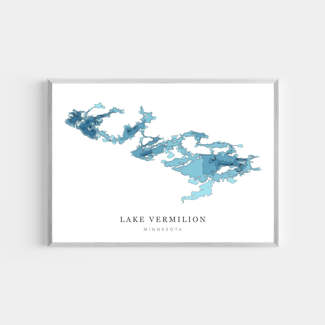 Lake Vermilion, Minnesota | PHOTO PRINT or CANVAS | Modern Minimalist ...