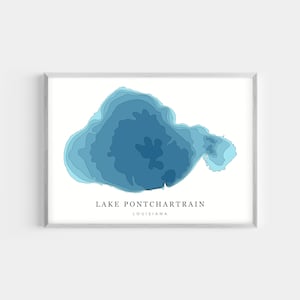 Lake Pontchartrain, Louisiana | PHOTO PRINT or CANVAS | Modern ...