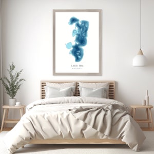 Lake Ida, Minnesota | PHOTO PRINT or CANVAS | Modern Minimalist Depth ...