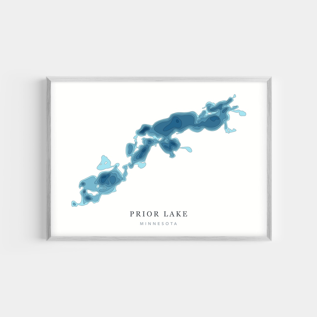 Prior Lake, Minnesota | PHOTO PRINT or CANVAS | Modern Minimalist Depth ...