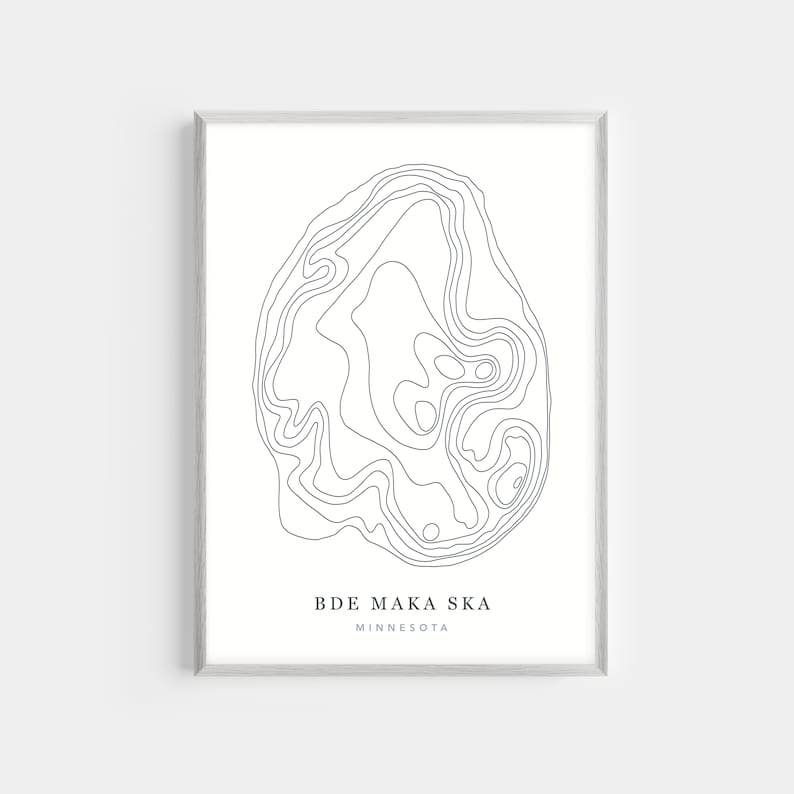 Bde Maka Ska Lake, Minnesota | PHOTO PRINT or CANVAS | Modern ...