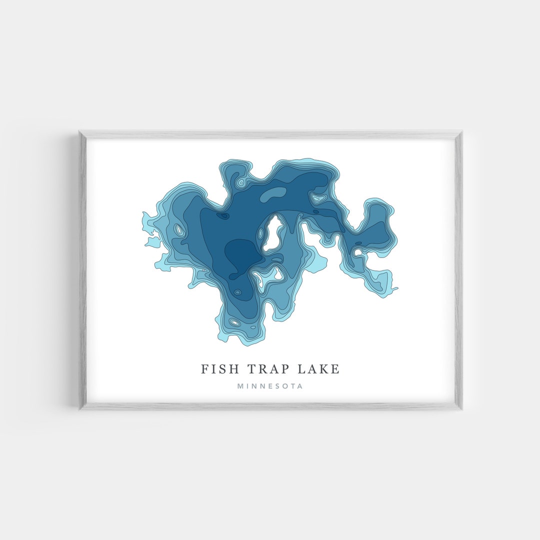 Fish Trap Lake, Minnesota | PHOTO PRINT or CANVAS | Modern Minimalist ...
