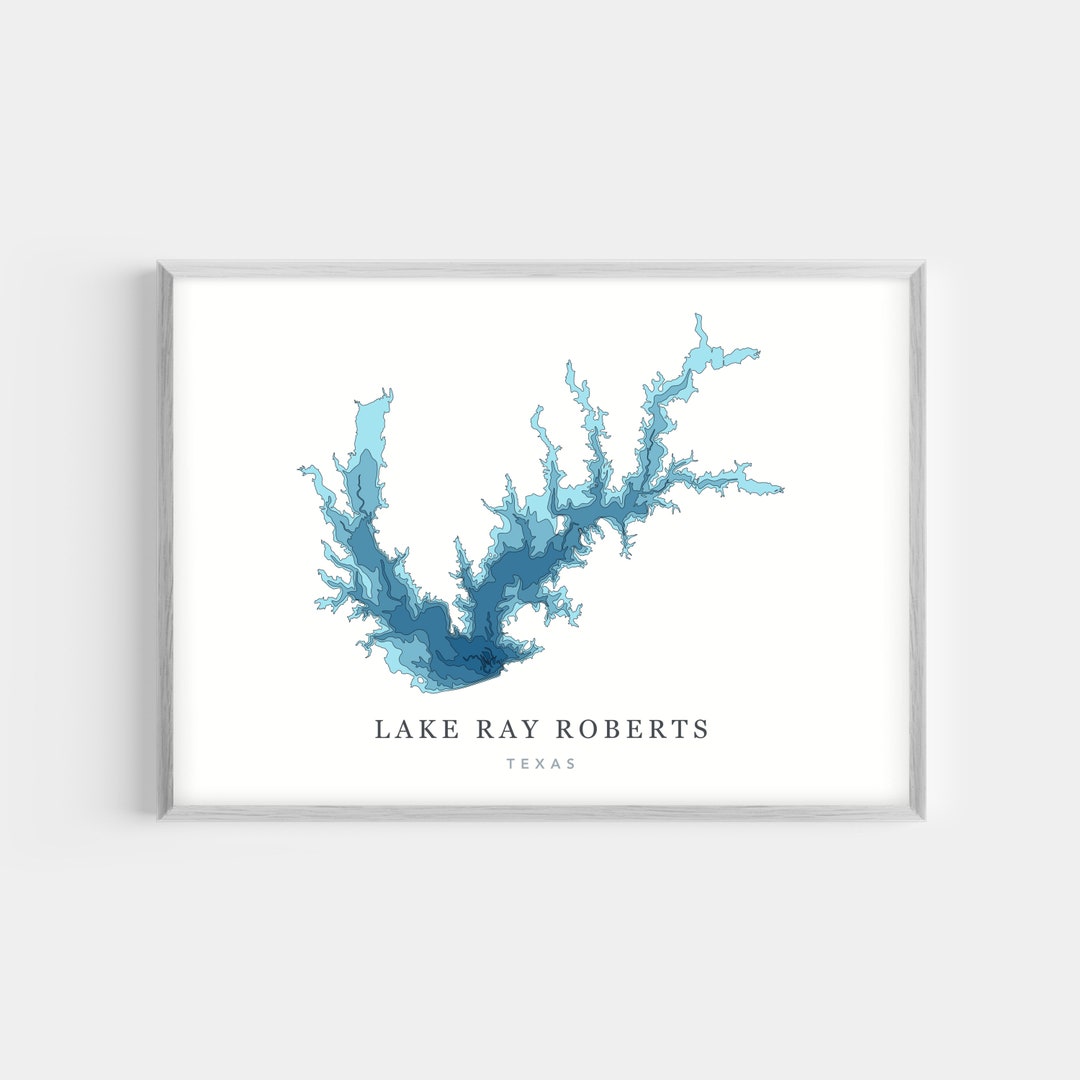 Lake Ray Roberts, Texas | PHOTO PRINT or CANVAS | Modern Minimalist ...
