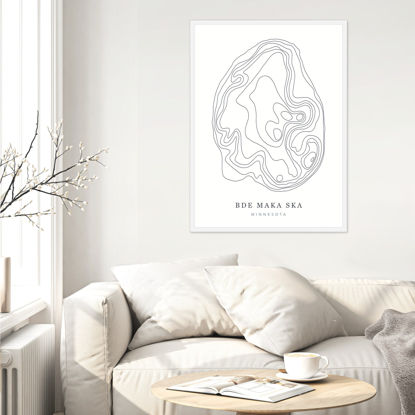 Bde Maka Ska Lake, Minnesota | PHOTO PRINT or CANVAS | Modern ...