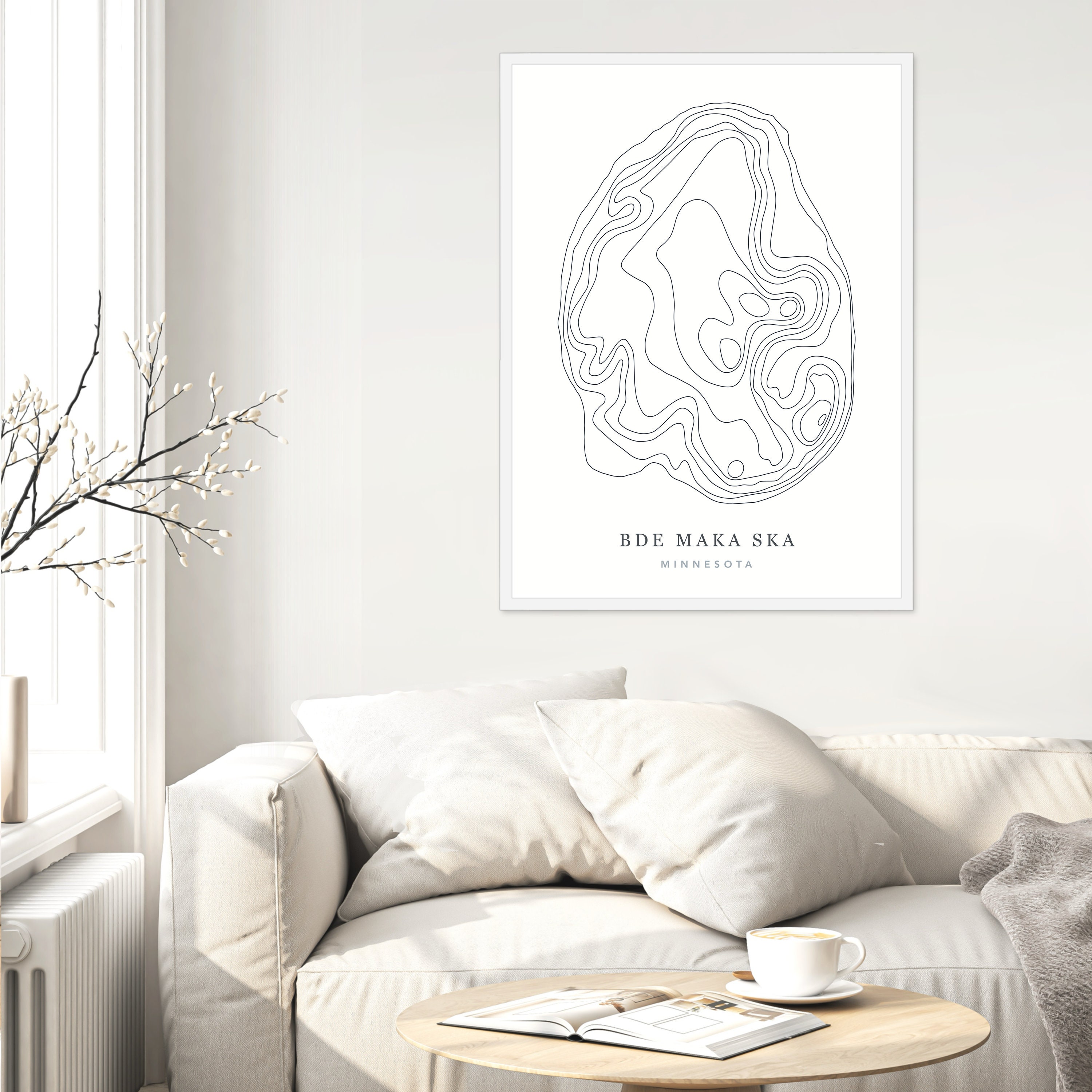 Bde Maka Ska Lake, Minnesota | PHOTO PRINT or CANVAS | Modern ...