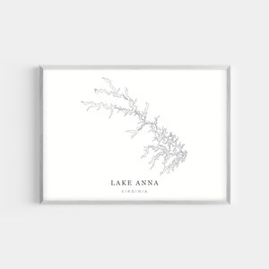 Lake Anna, Virginia | PHOTO PRINT or CANVAS | Modern Minimalist Depth ...